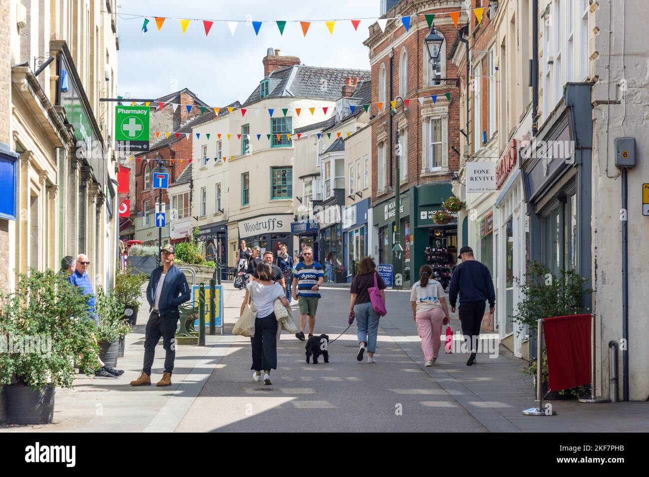 High Street, Stroud, Gloucestershire, England, United Kingdom Stock ...