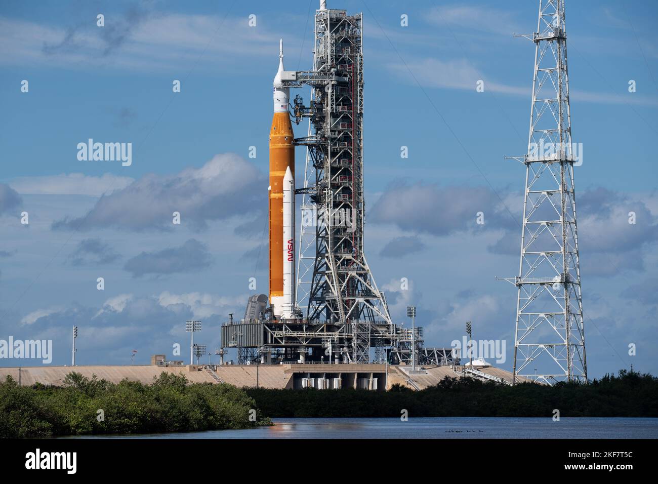 Cape Canaveral, Florida, USA. 16th Nov, 2022. NASA's Space Launch System (SLS) rocket with the ...