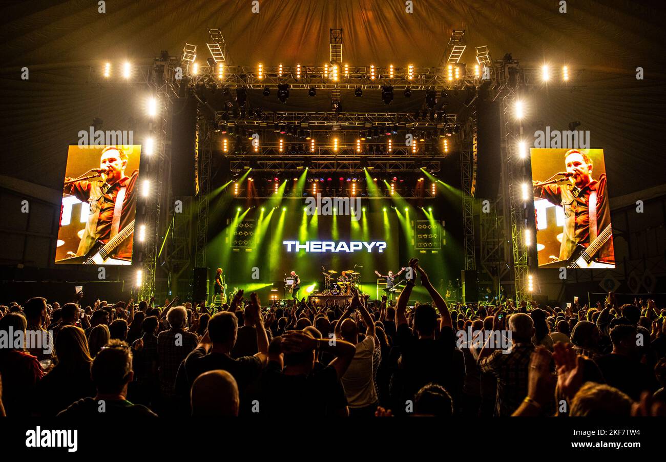 Therapy? performing at Shiiine On Weekender 2022. Butlins, Minehead, UK ...