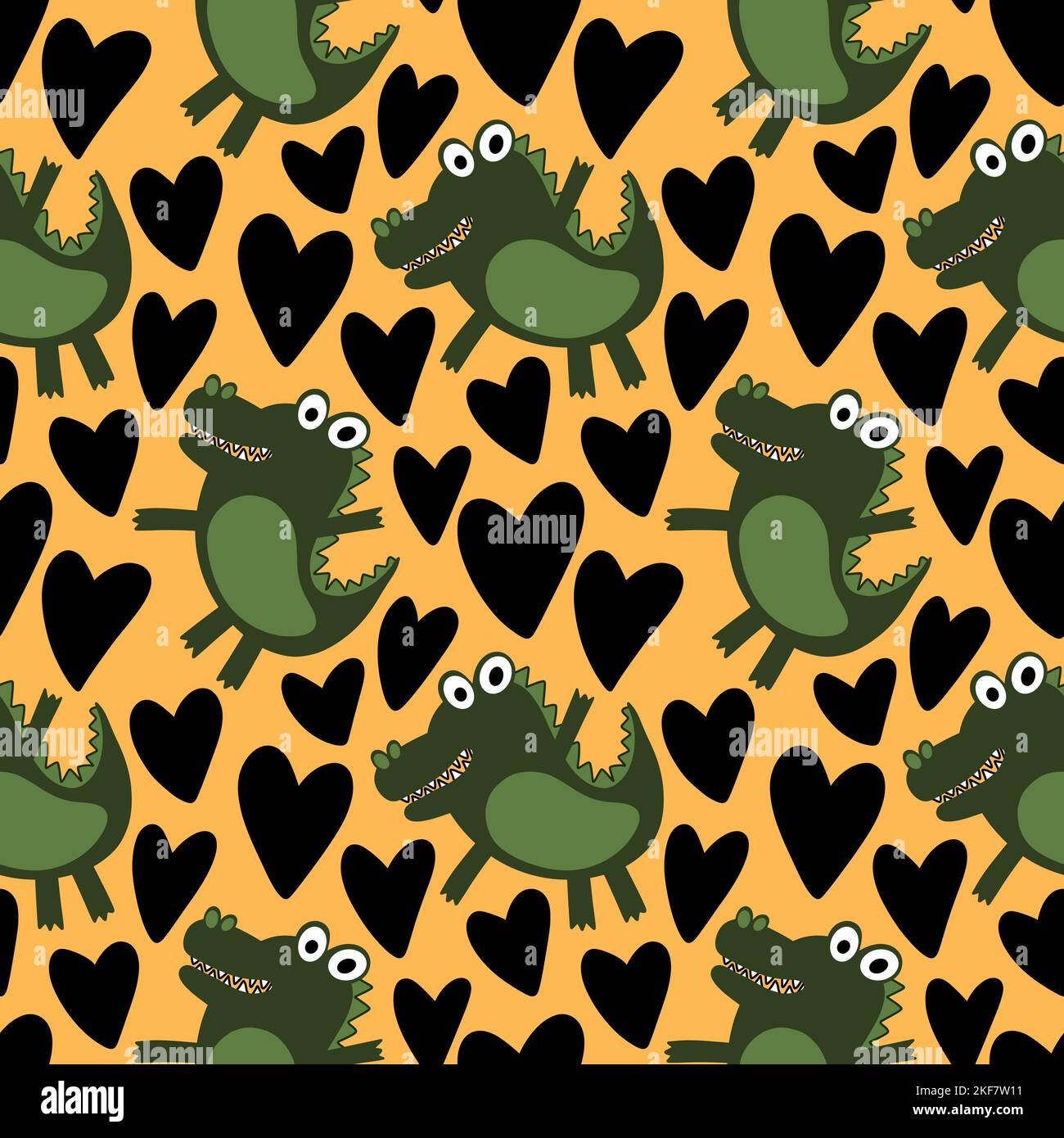 Paper Alligator Pattern