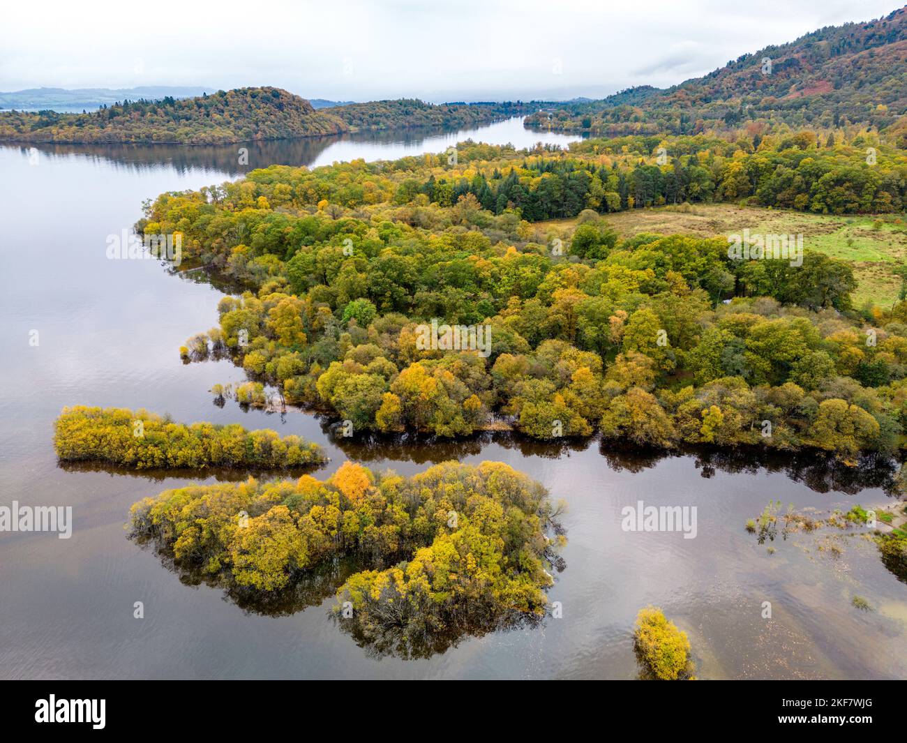 Luss scotland aerial hi-res stock photography and images - Alamy
