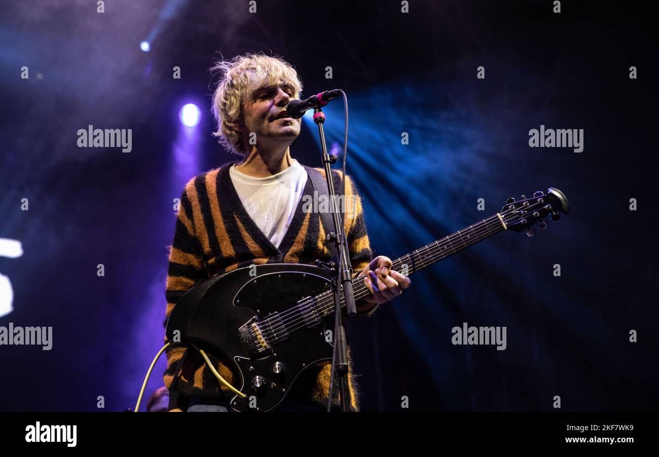 Tim Burgess performing at Shiiine On Weekender 2022. Butlins, Minehead ...