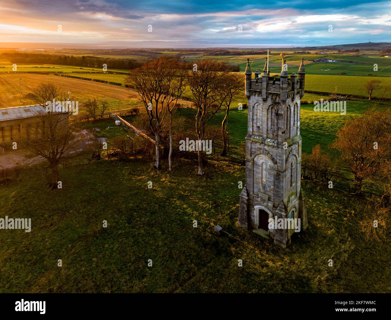 Wallace's Monument (Barnwell Monument), Ayrshire, Scotland, UK Stock ...