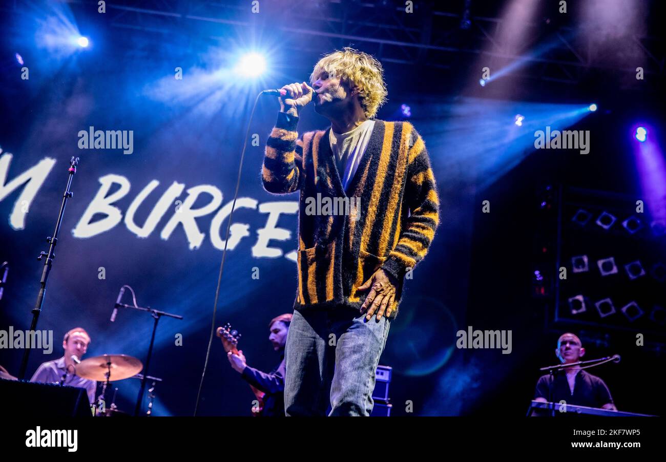 Tim Burgess performing at Shiiine On Weekender 2022. Butlins, Minehead ...