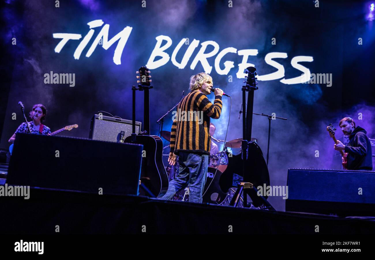 Tim Burgess performing at Shiiine On Weekender 2022. Butlins, Minehead ...