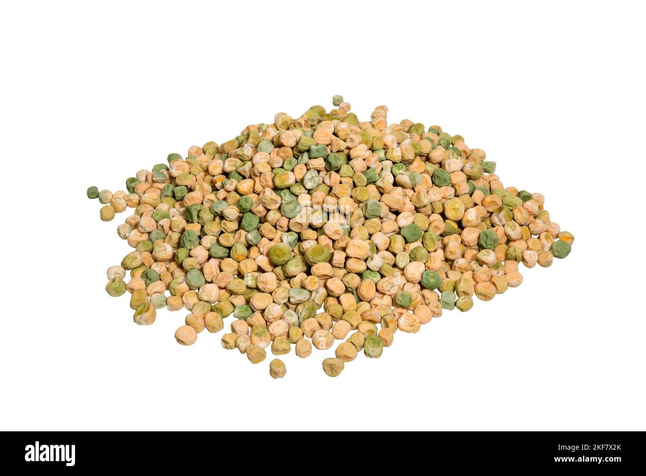 Pea. Dry peas in a pile isolated on a white background Stock Photo - Alamy