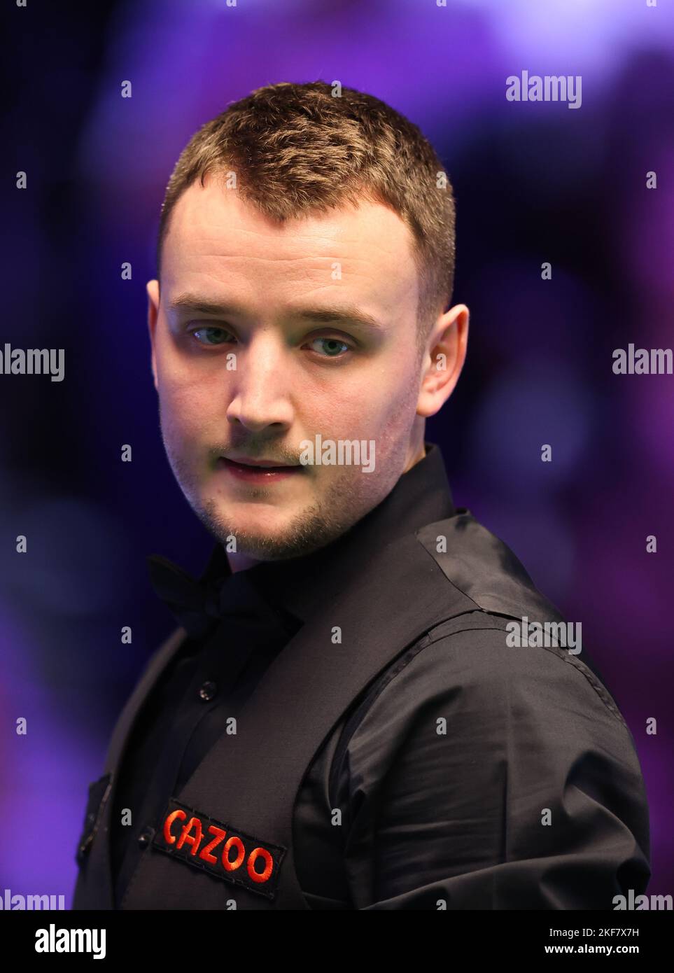 England’s Sam Craigie during day five of the Cazoo UK Snooker ...