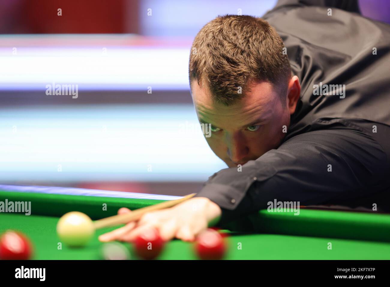 England’s Sam Craigie during day five of the Cazoo UK Snooker ...