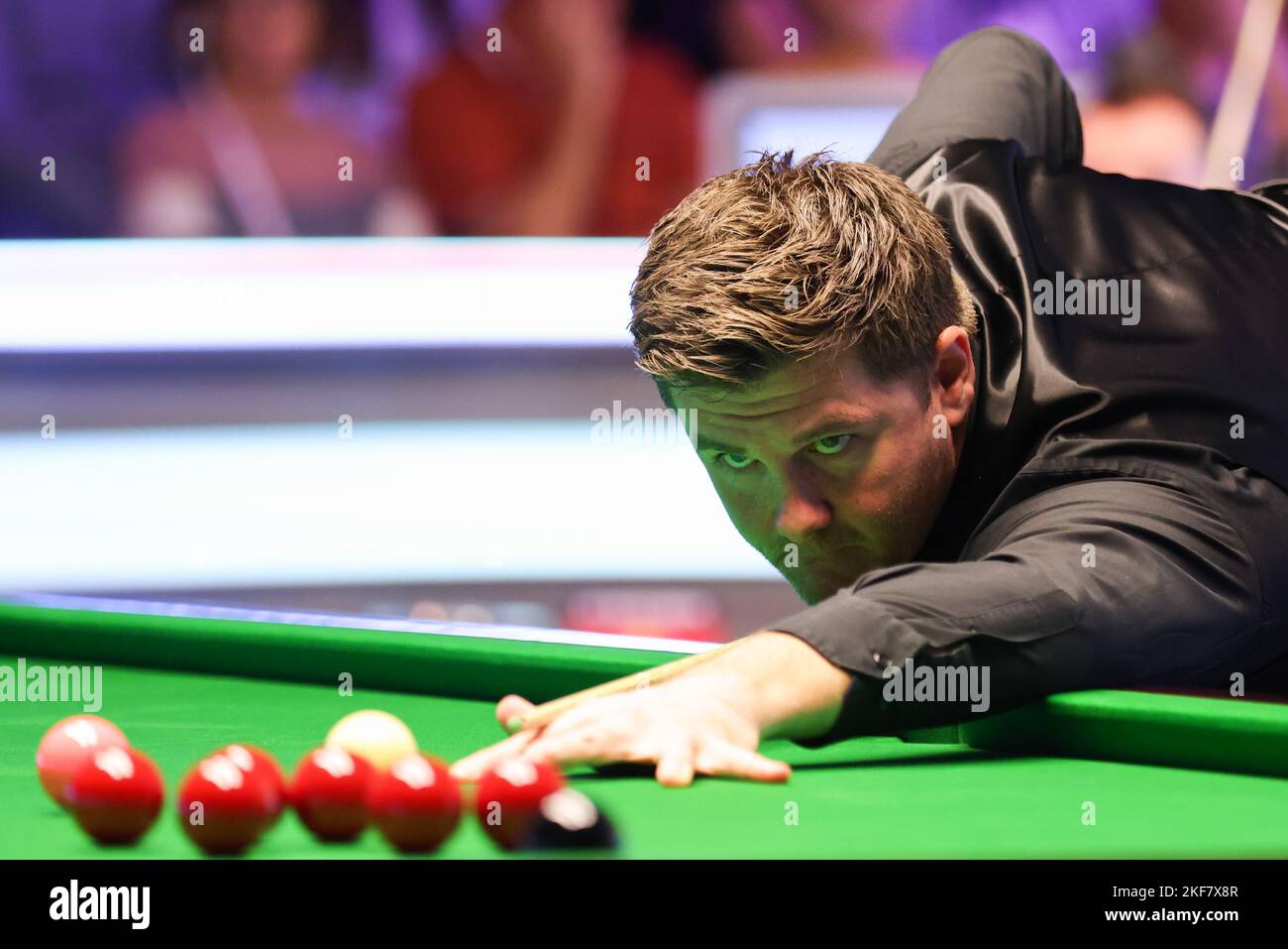Wales’ Ryan Day during day five of the Cazoo UK Snooker Championship at ...