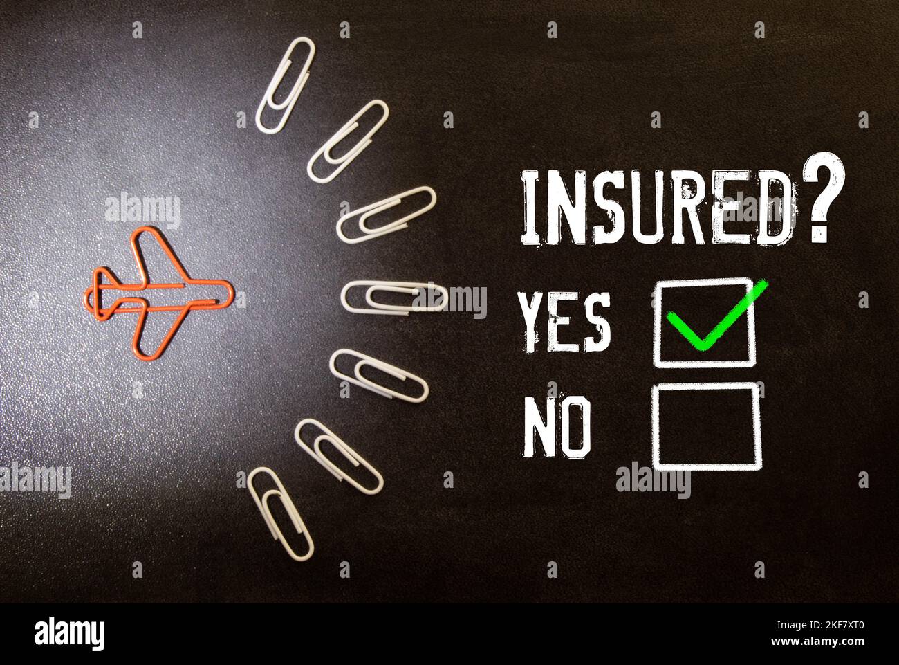 Insured Yes or no Question about insurance - Are you covered Stock ...