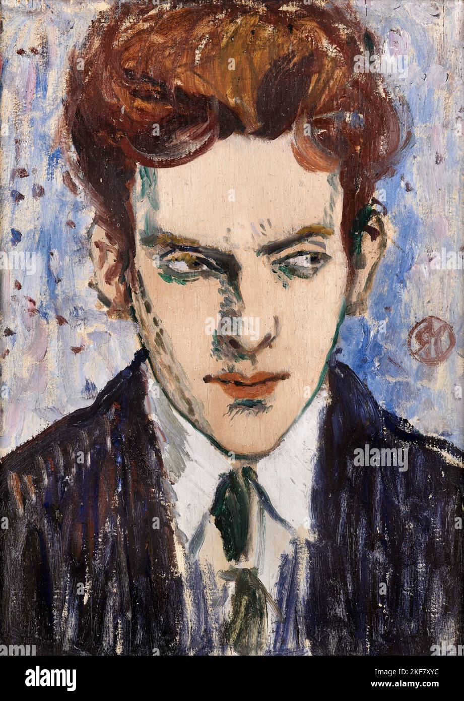 Raymond McIntyre; Edward McKnight Kauffer; Circa 1915; Oil on panel ...