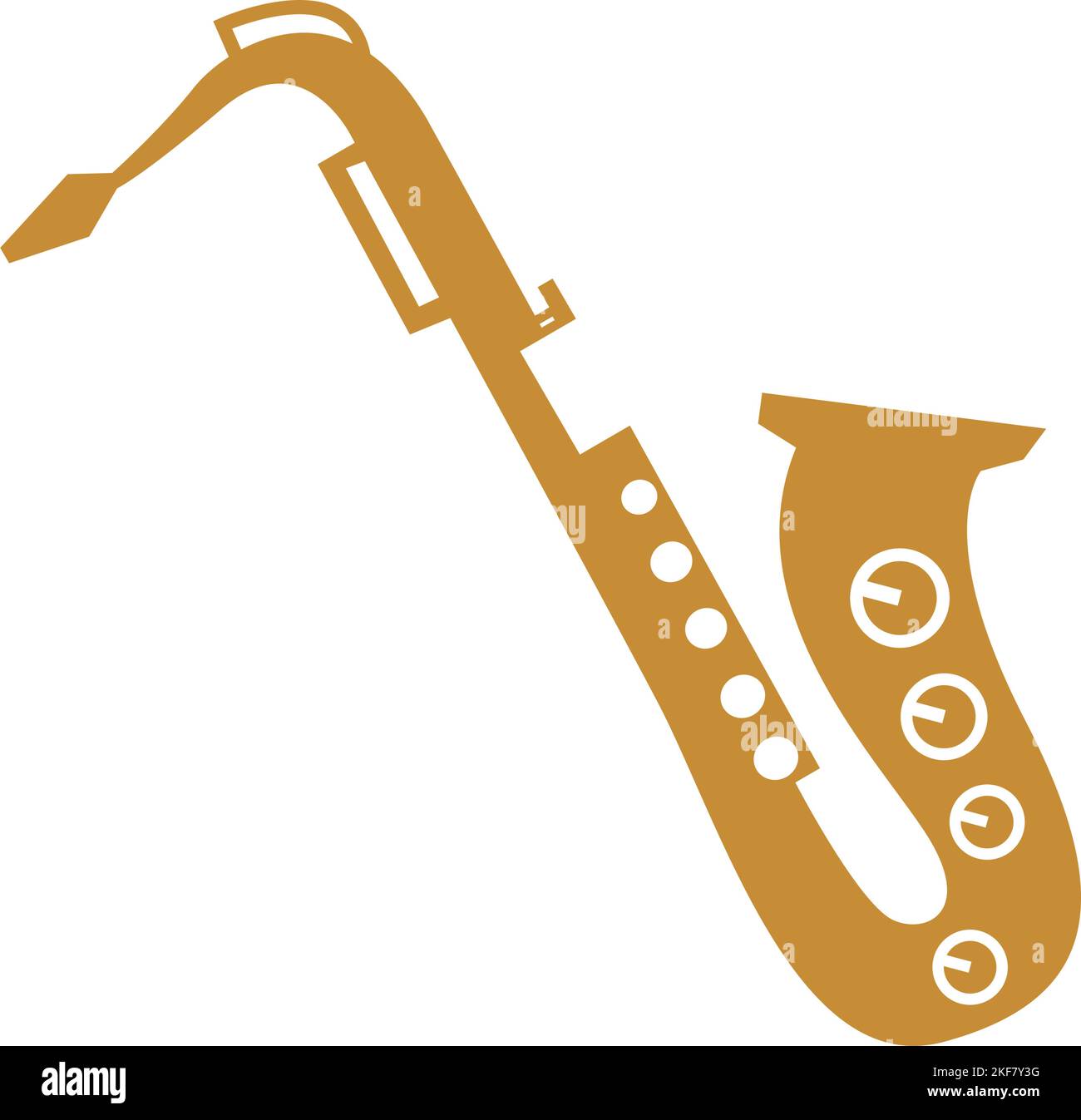 Saxophone logo icon design illustration Stock Vector Image & Art - Alamy
