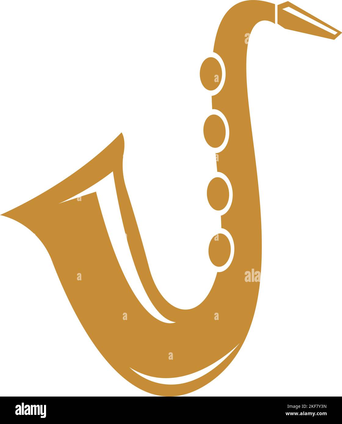 Saxophone logo icon design illustration Stock Vector Image & Art - Alamy