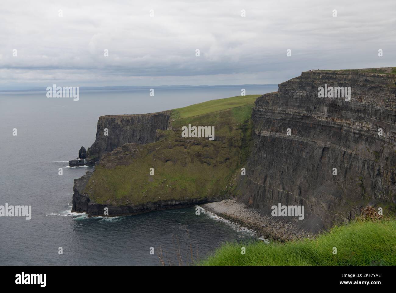 Cliffs of Moher on the rugged west County Clare coast, Ireland Stock ...