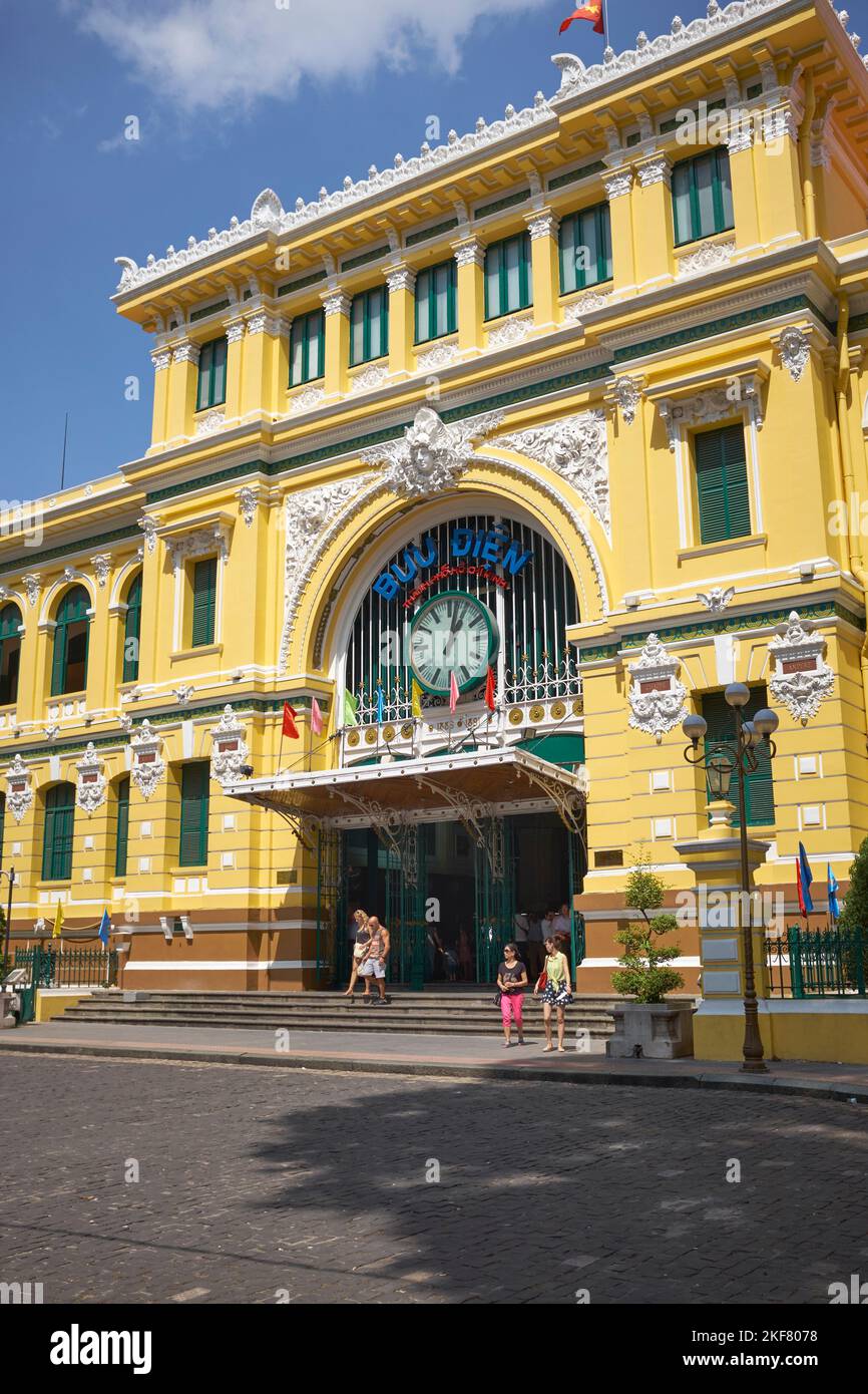 Central Post Office Ho Chi Minh City Vietnam Stock Photo - Alamy