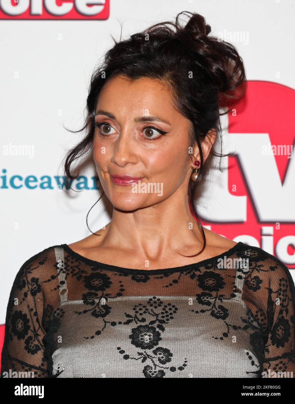 London, UK. Rebecca Sarker at the TV Choice Awards 2022 held at London ...