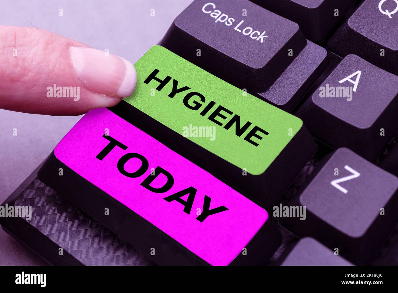 Handwriting text Hygiene, Word Written on study of science of the ...
