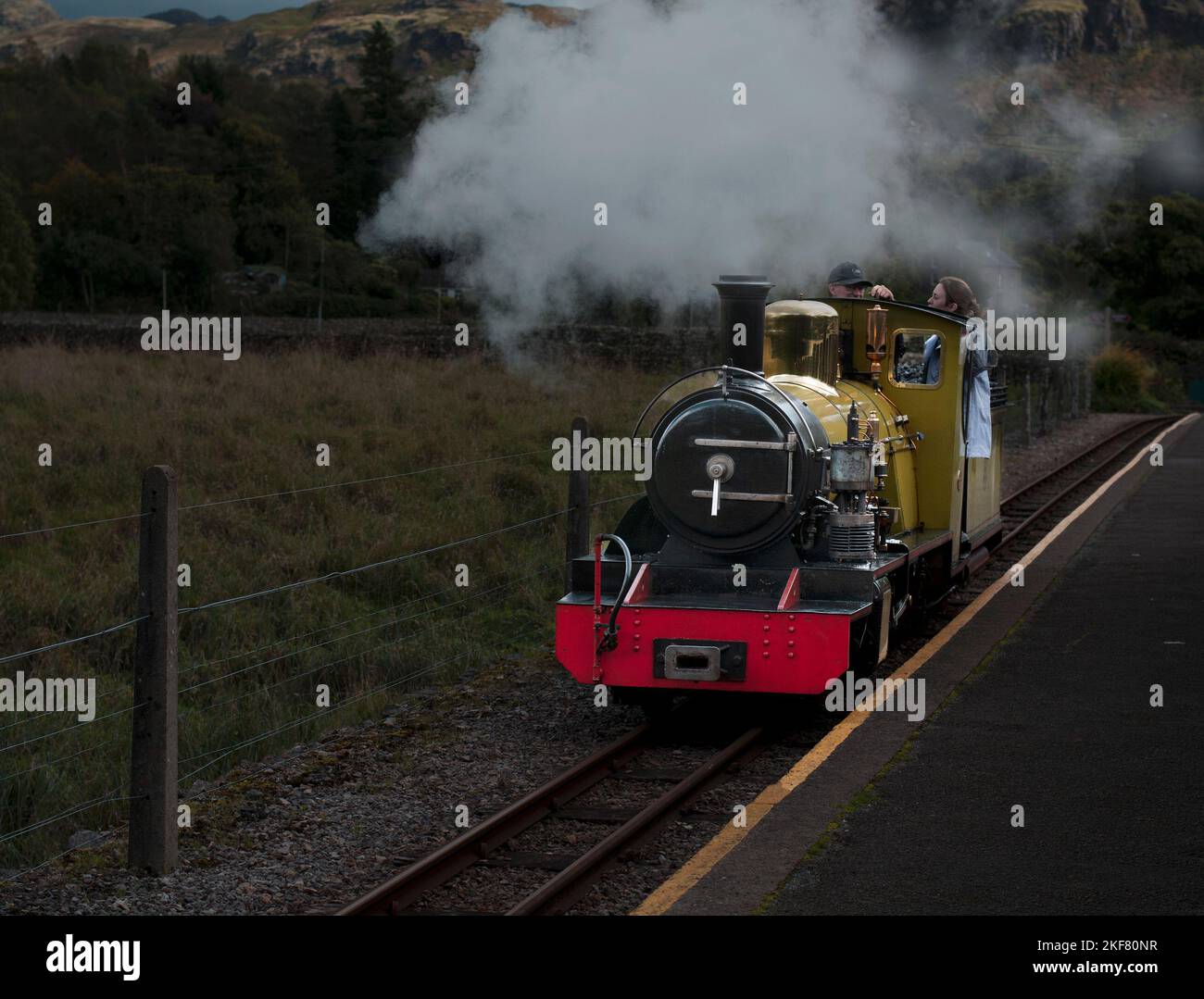 Lake district steam train hi-res stock photography and images - Alamy