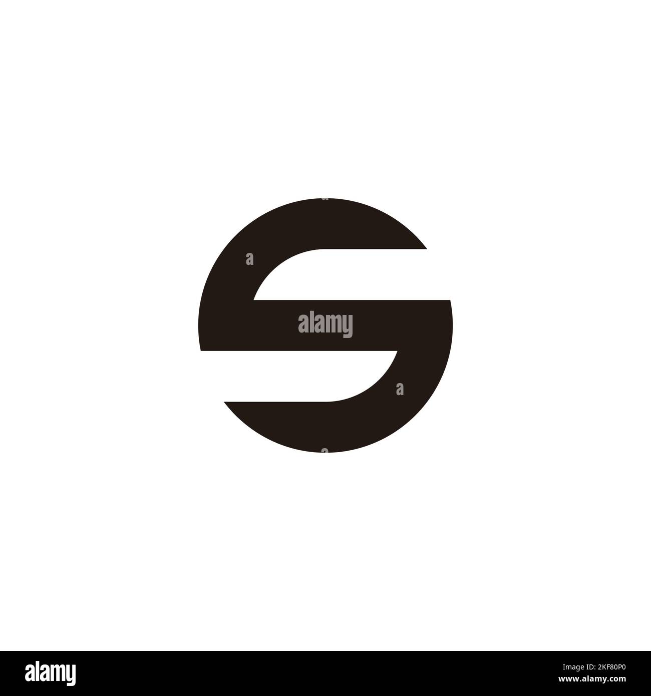 Letter S wheel geometric symbol simple logo vector Stock Vector Image ...