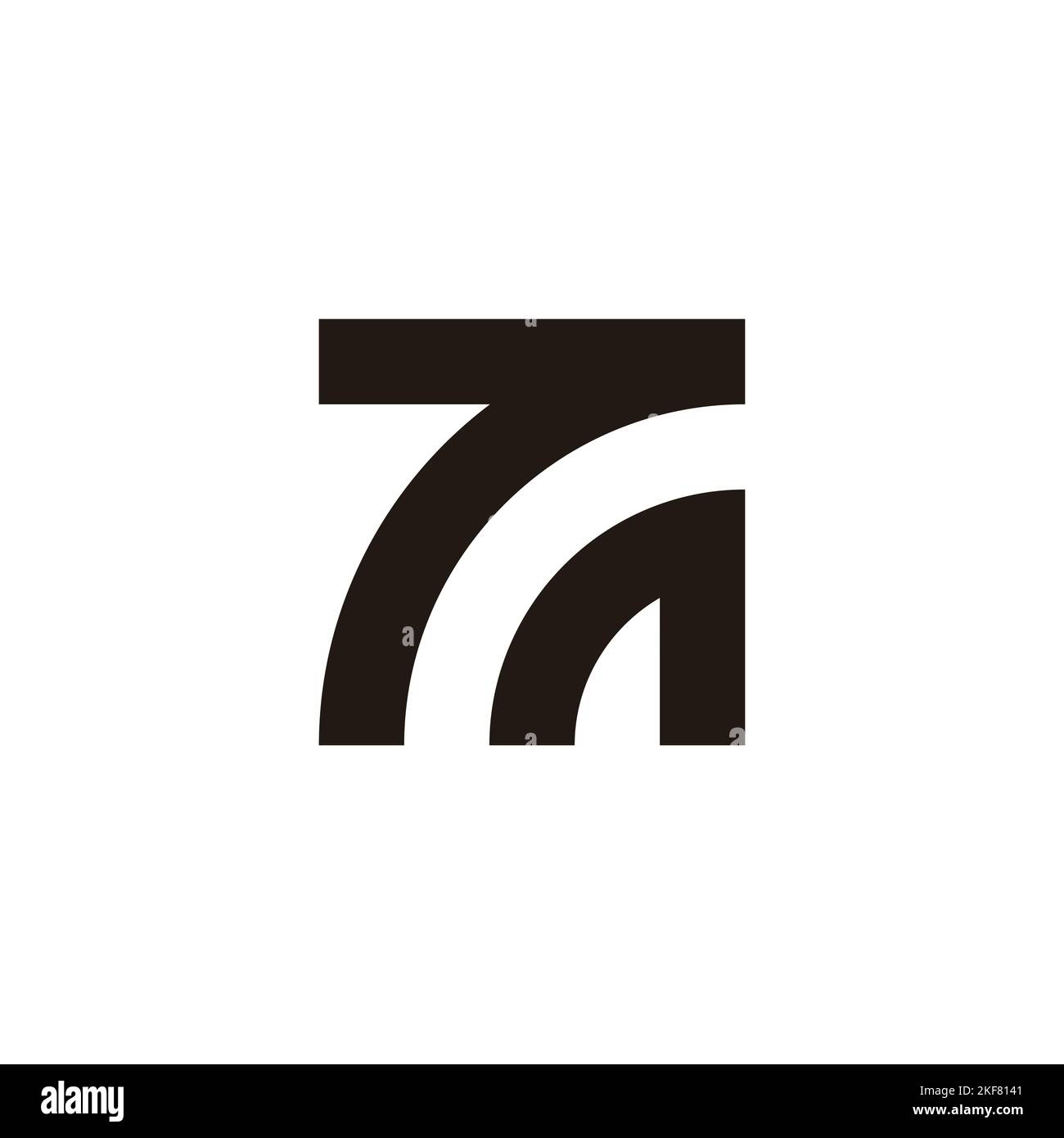 Initial n7 logo hi-res stock photography and images - Alamy