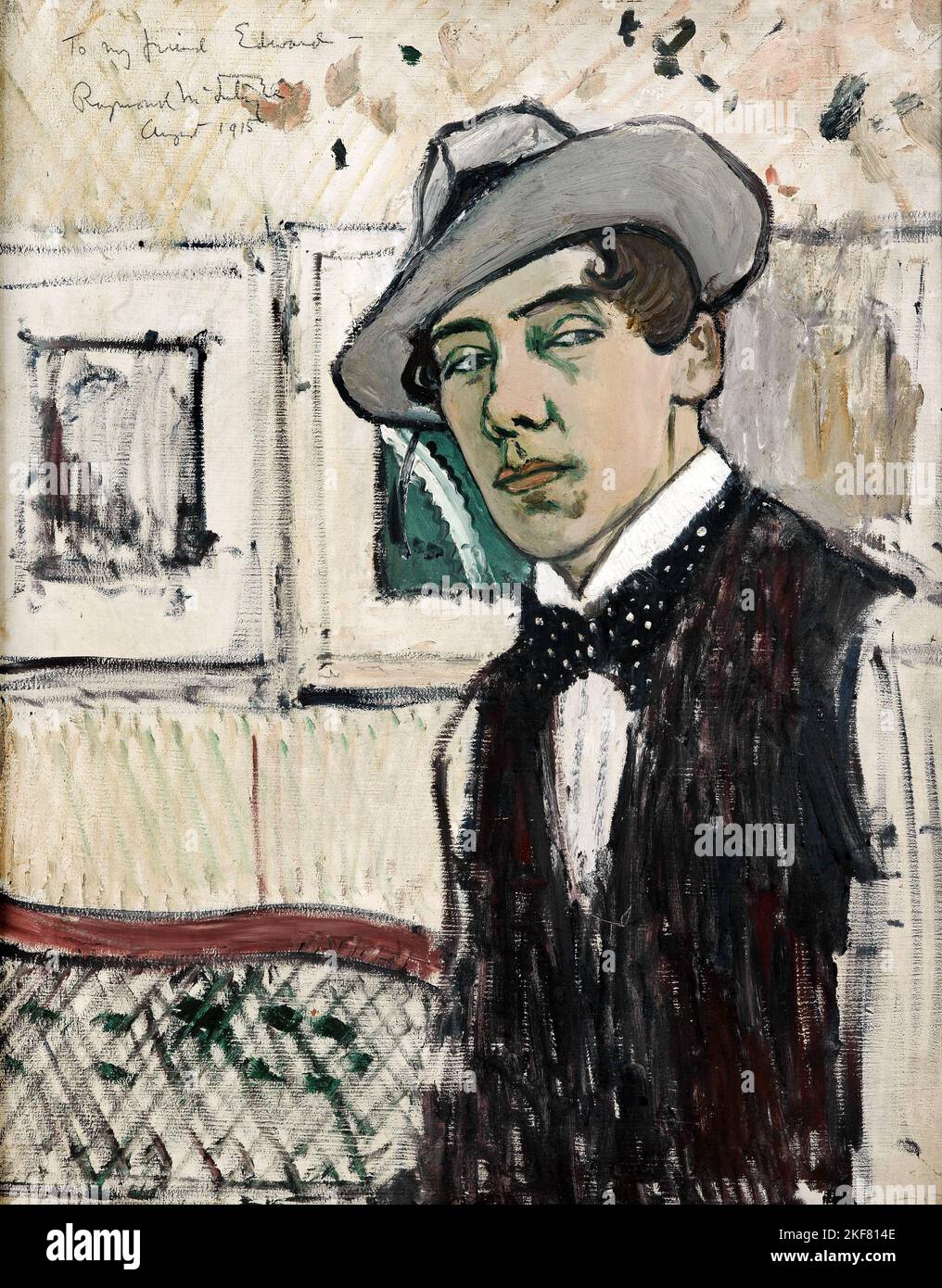 Raymond McIntyre; Self-portrait; 1892; Oil on panel; Museum of New ...