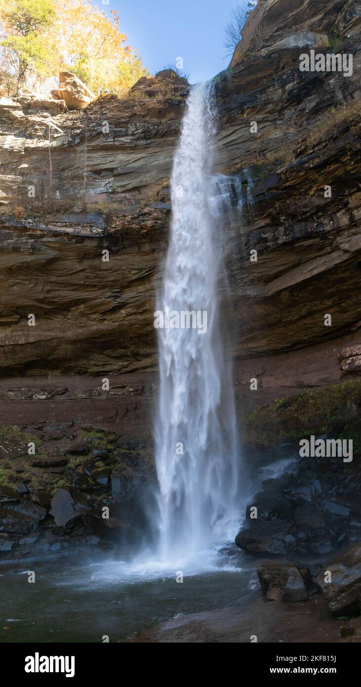 Vertical shot stream small waterfall hi-res stock photography and ...