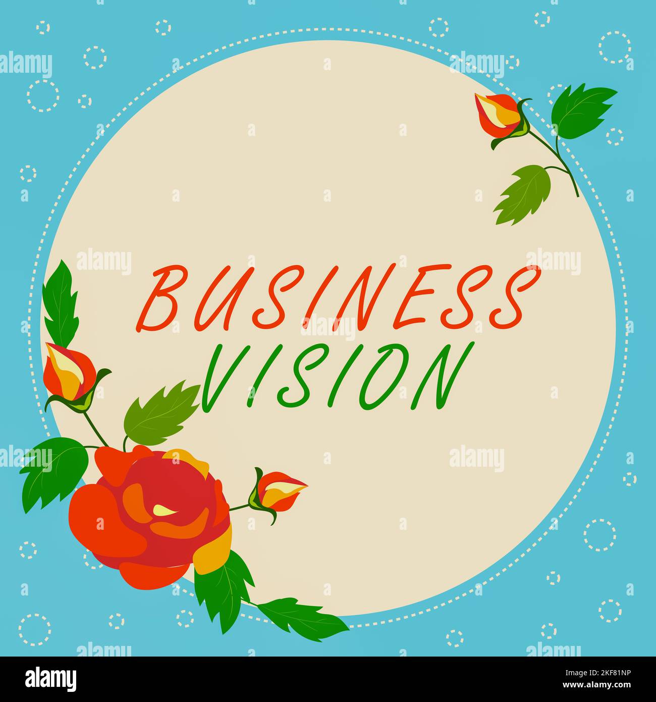 Handwriting text Business Vision. Business concept description of what ...