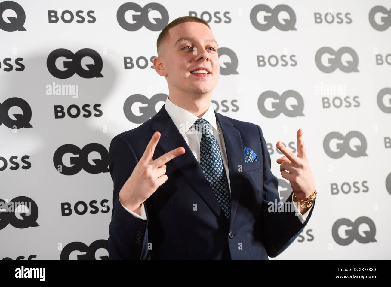 London, UK. 16 November 2022. Aitch attending the GQ Men of the Year ...