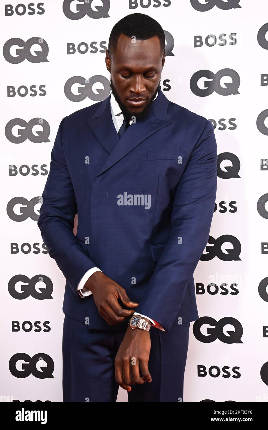 London, UK. 16 November 2022. Stormzy attending the GQ Men of the Year ...