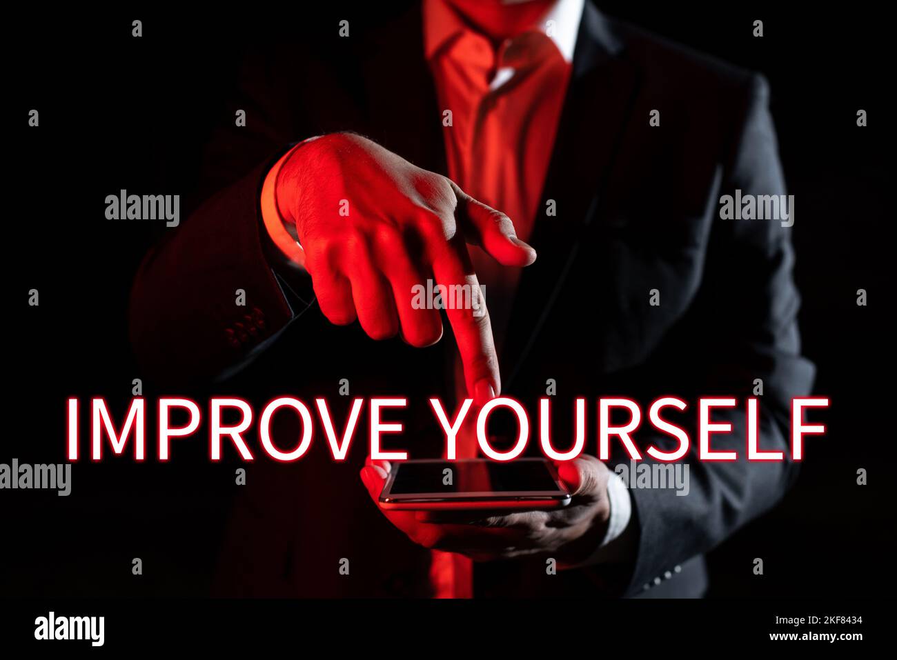 Hand writing sign Improve Yourself. Internet Concept to make your ...