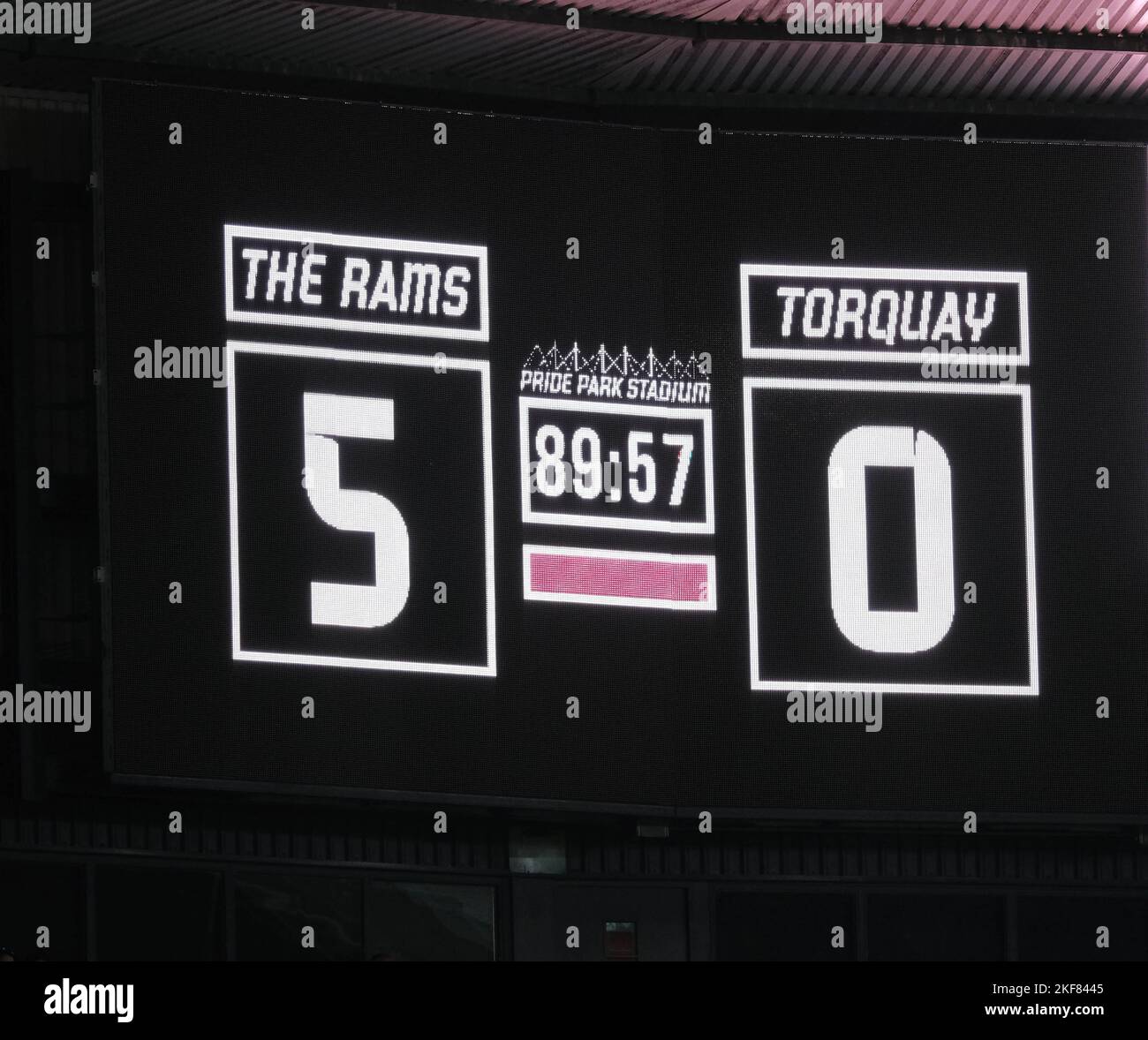 Pride Park, Derby, Derbyshire, UK. 15th Nov, 2022. FA Cup Football ...