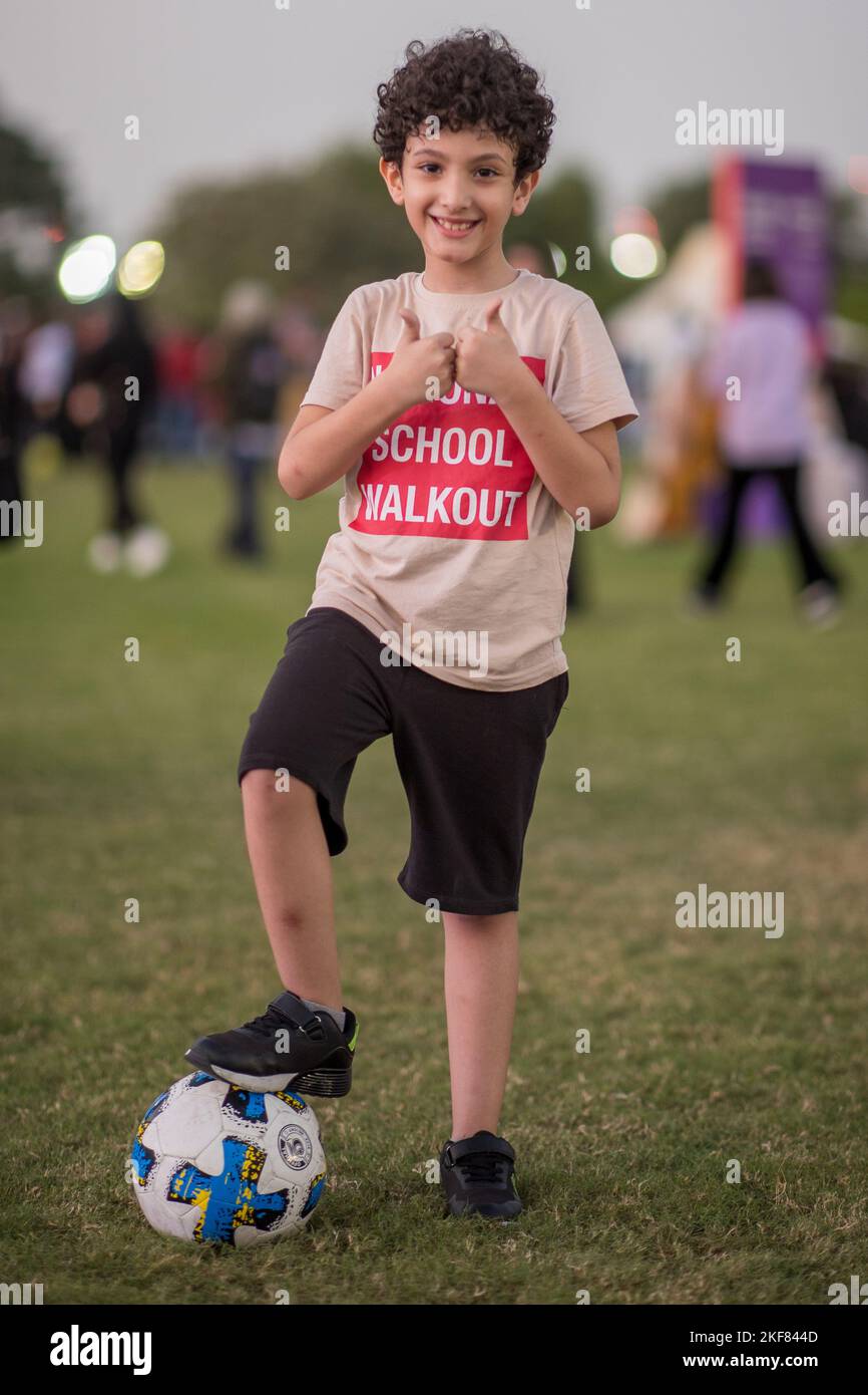 Fussball wm in dem golf staat bezirk al thumama der katarische hi-res stock photography and ...