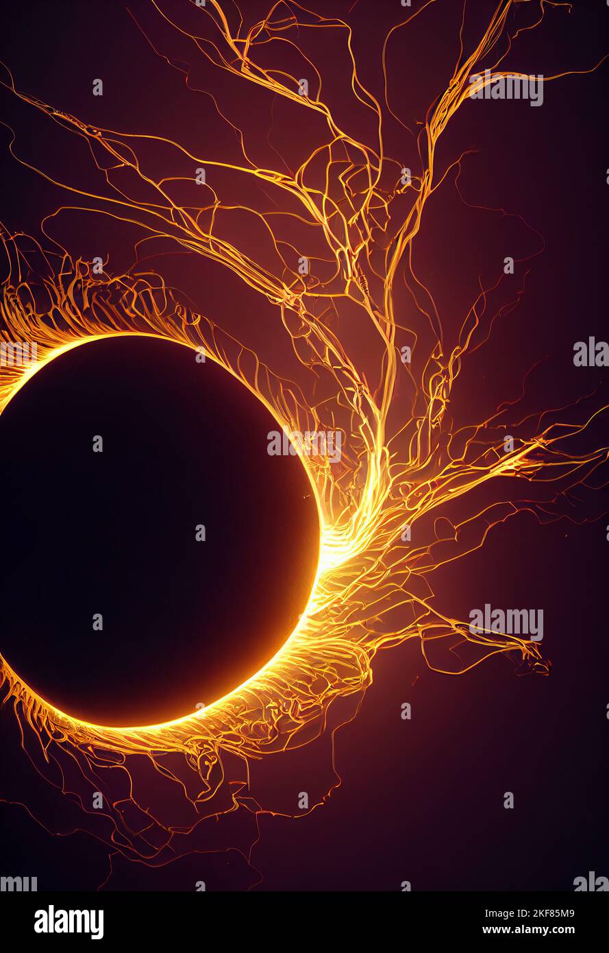 Hand drawn creative sparkling lighting pattern. Collage contemporary ...