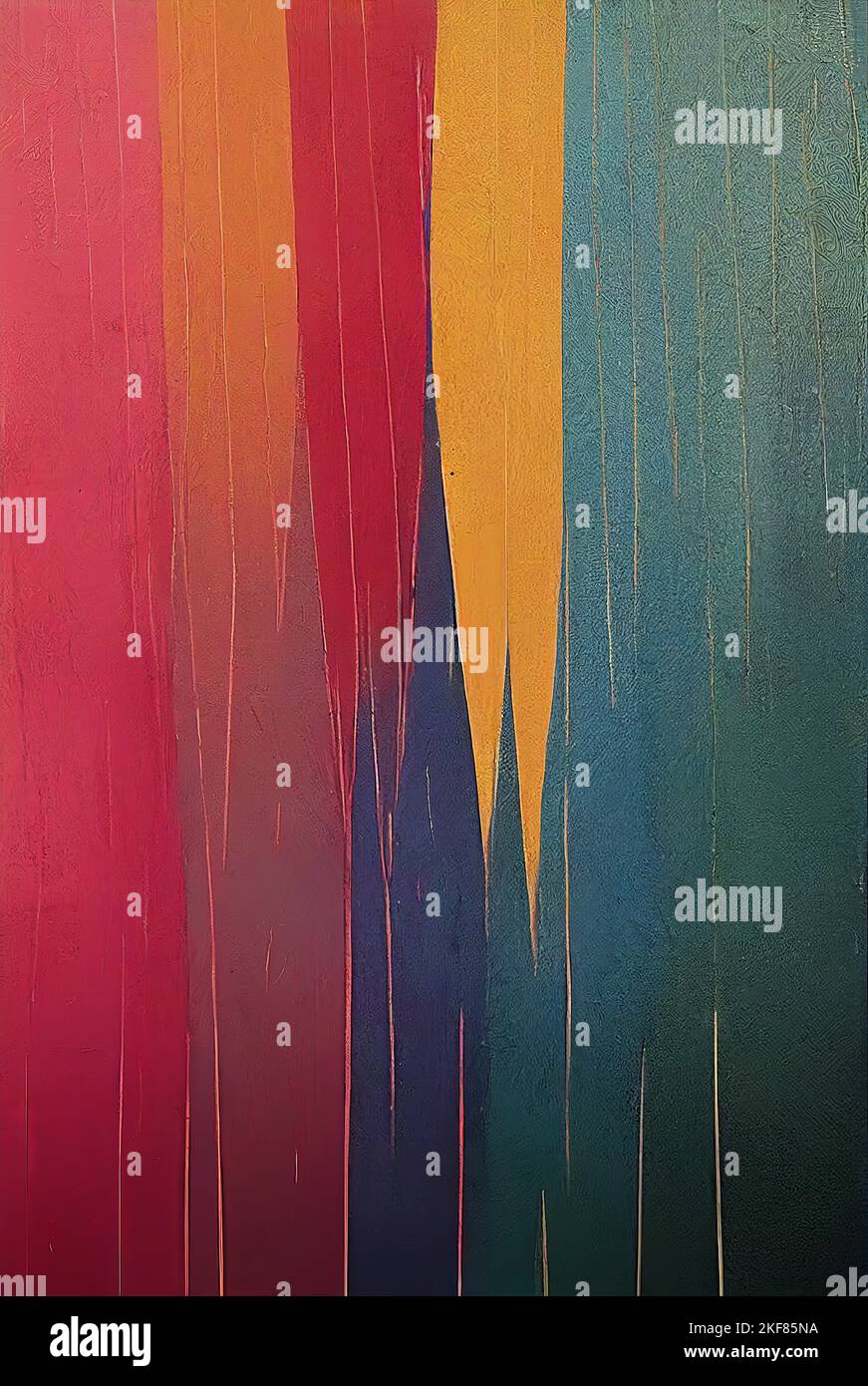 Hand drawn wall artistic paint pattern. Collage contemporary print with ...