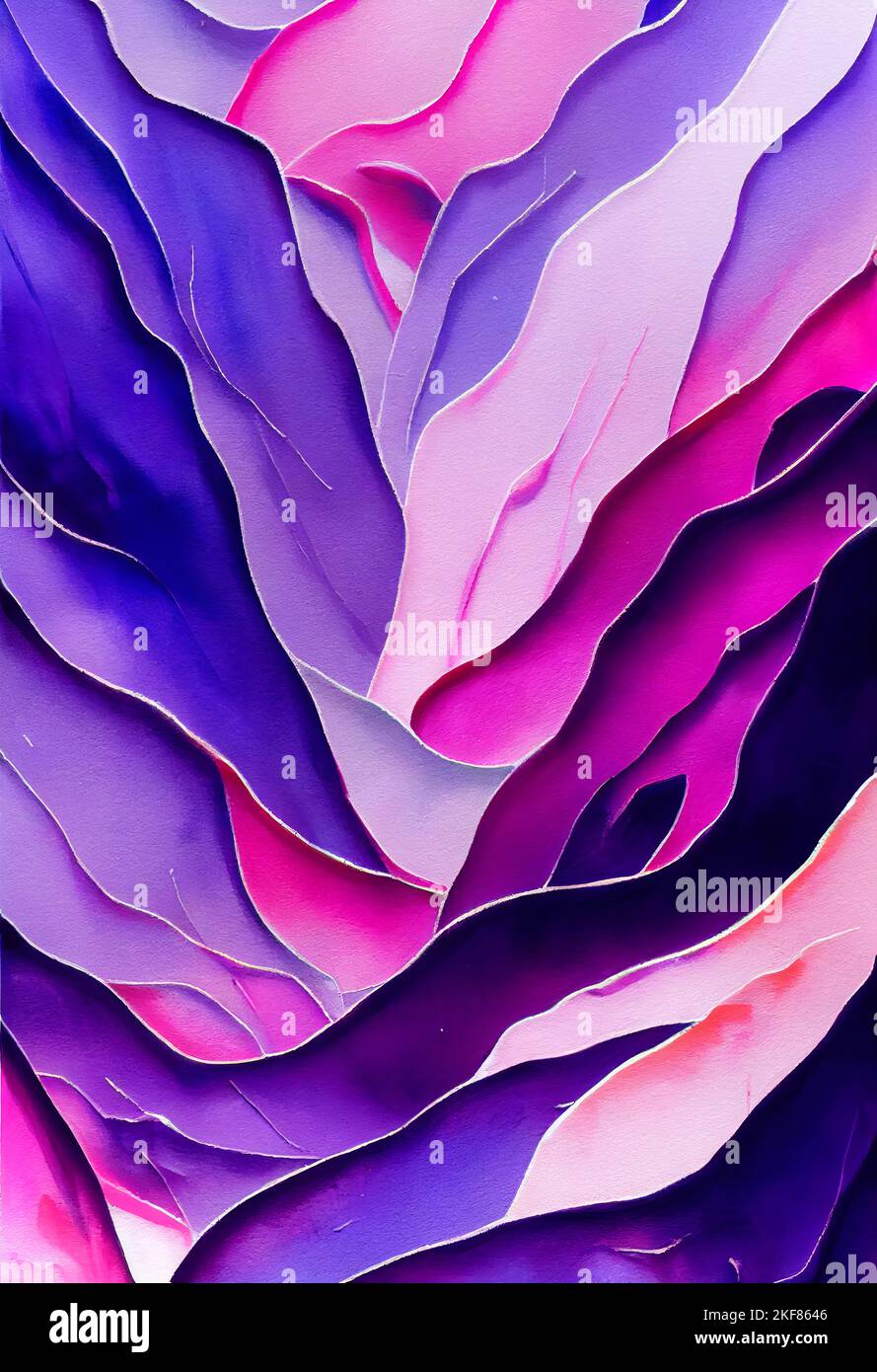 Hand drawn trendy colorful paint pattern. Collage contemporary print ...