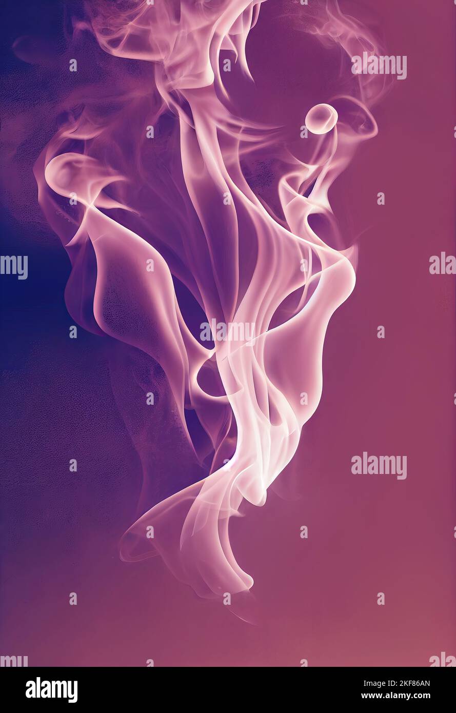 Hand drawn abstract dynamic pink smoke pattern. Collage contemporary ...