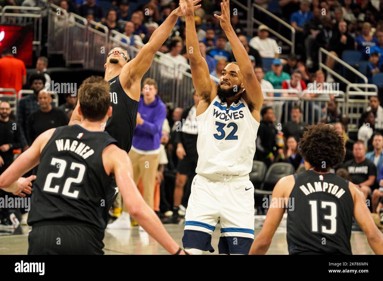Orlando, Florida, USA, November 16, 2022, Minnesota Timberwolves Center ...