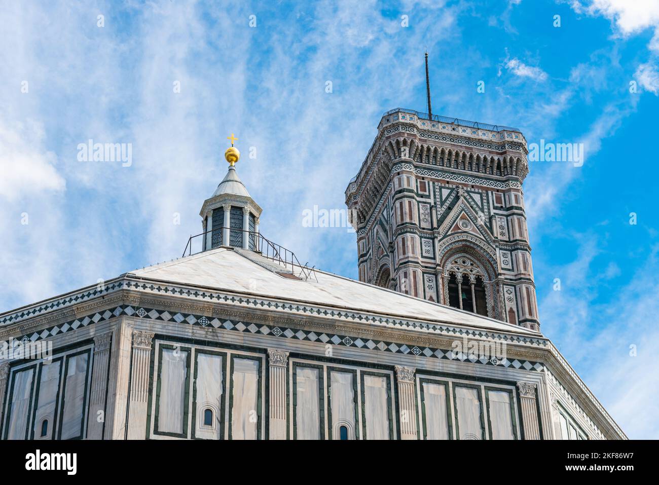 Baptistery of Saint John and Giotto's Bell Tower, Florence Cathedral ...