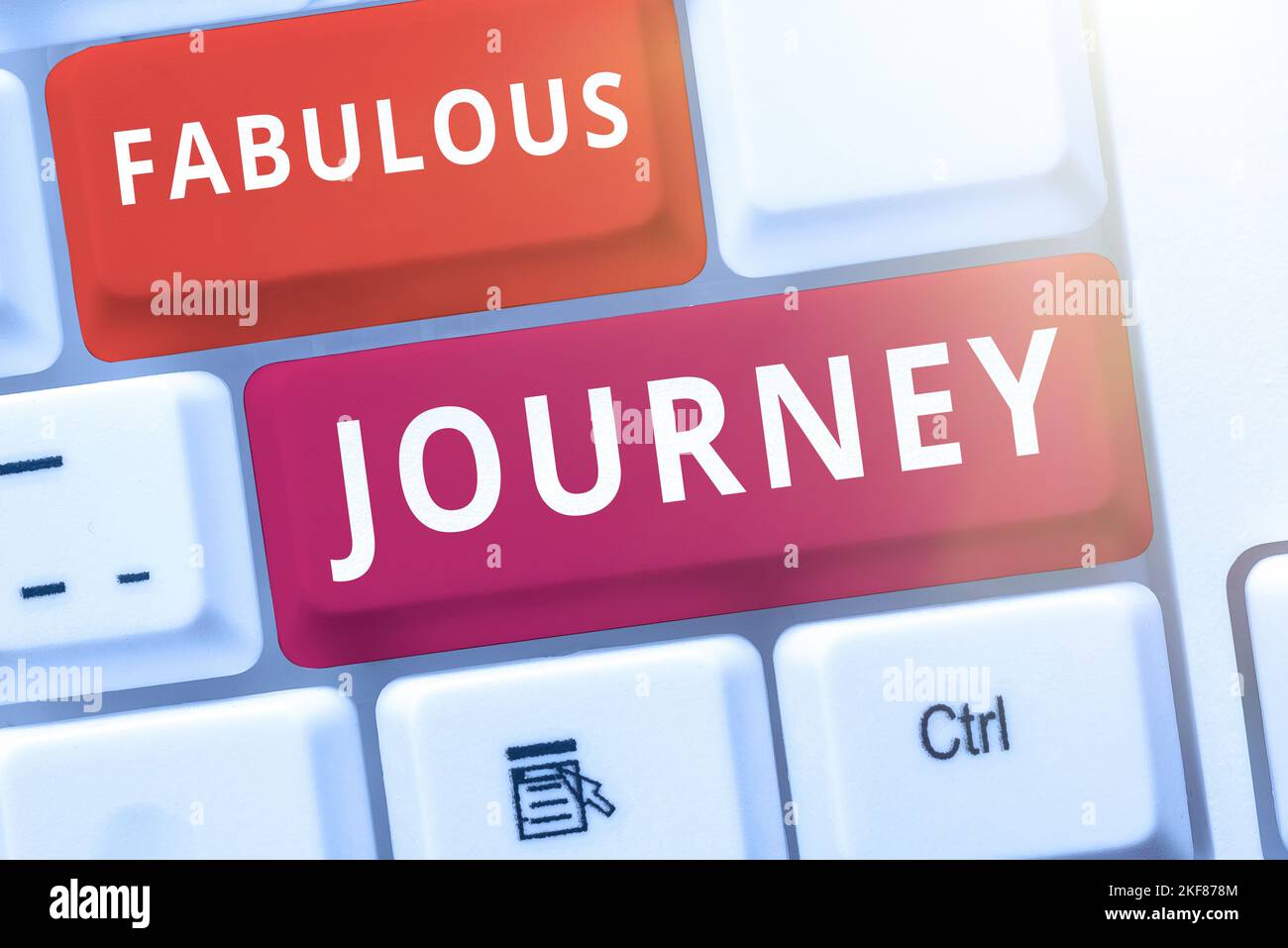 Text sign showing Fabulous Journey. Word for the campaign that you very ...
