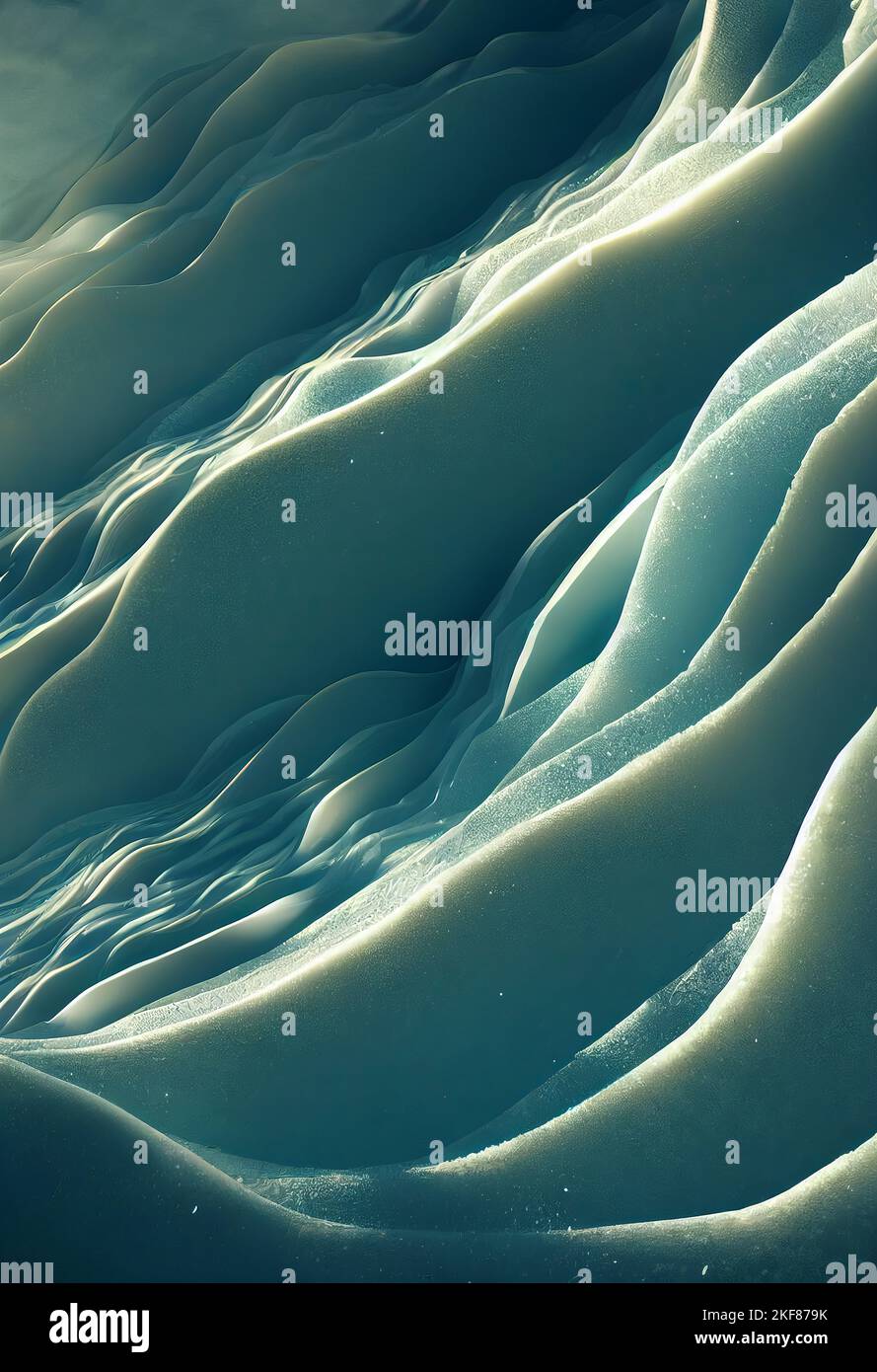 Hand drawn abstract minimalistic waves pattern. Collage contemporary ...