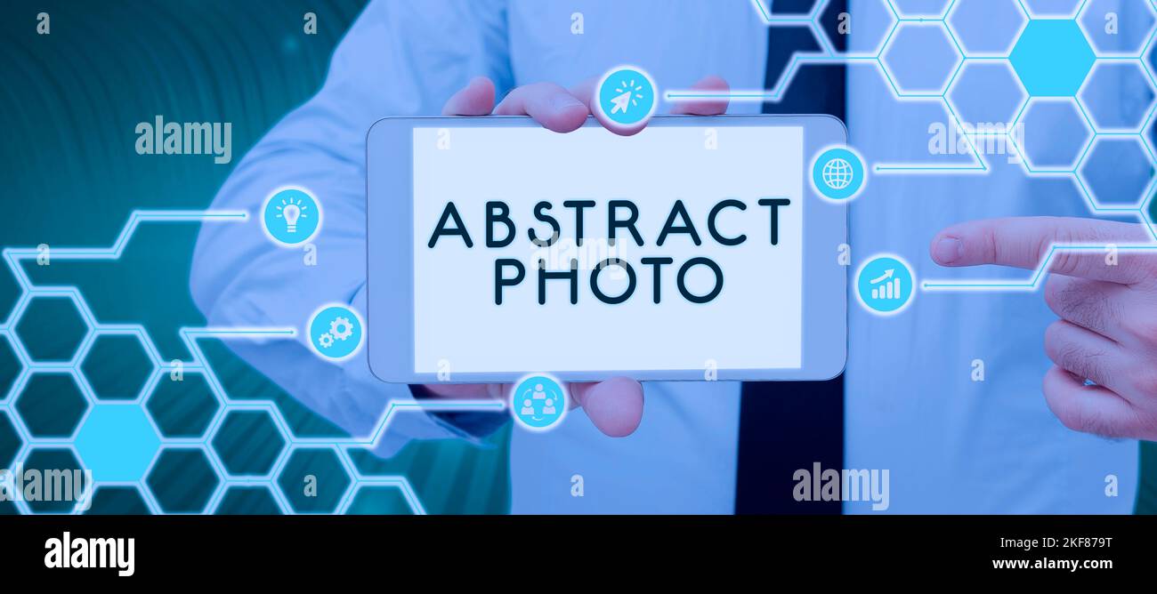 Conceptual caption Abstract Photo, Internet Concept nonobjective motif ...