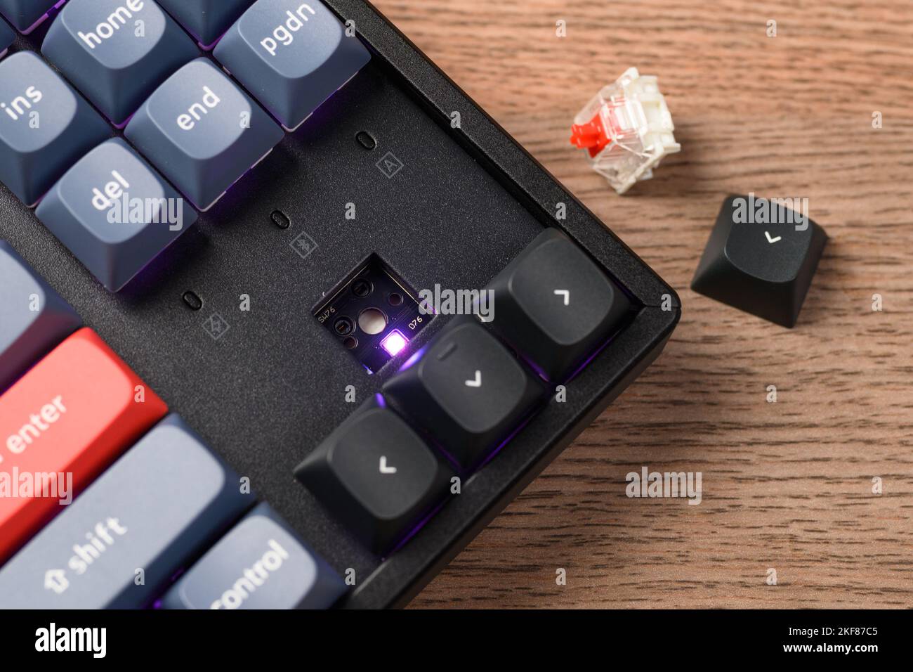 Ho Chi Minh city, Vietnam - June 2023. Keychron K8 Pro keyboard photos ...