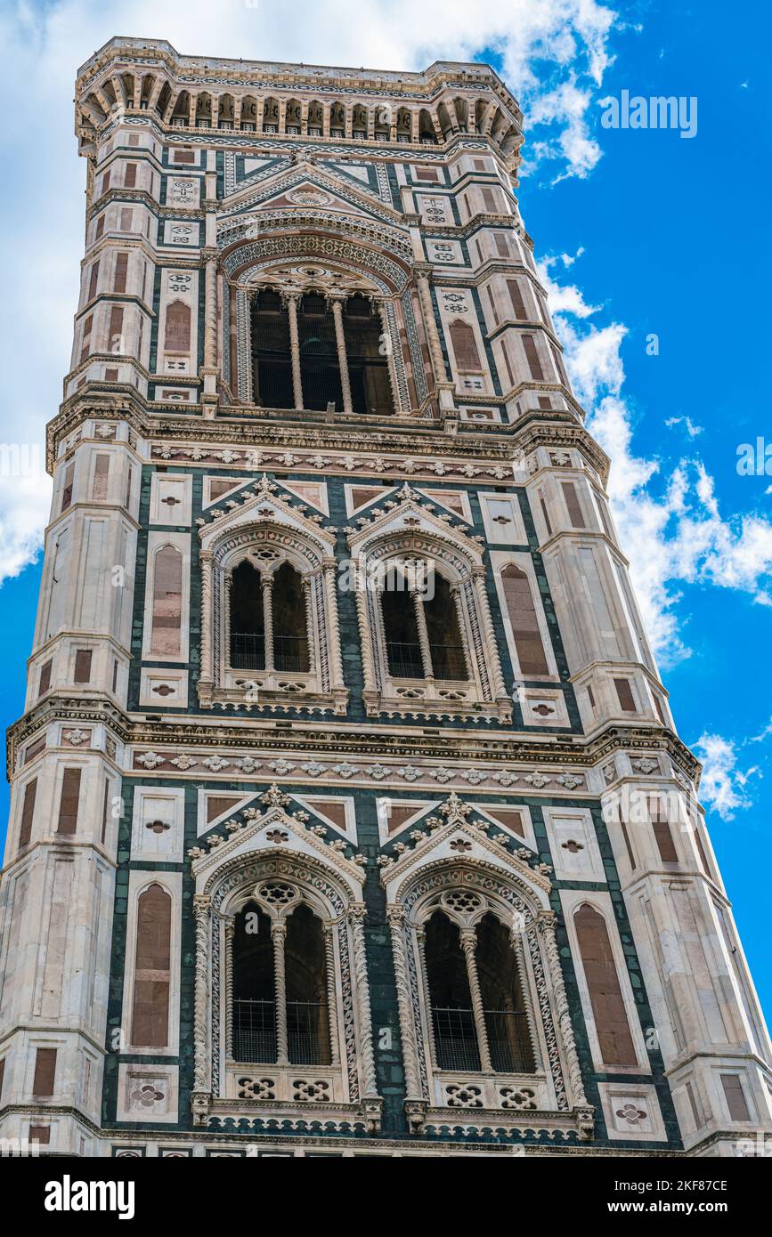 Giotto's Bell Tower, Florence Cathedral, Florence, Italy, Europe Stock ...