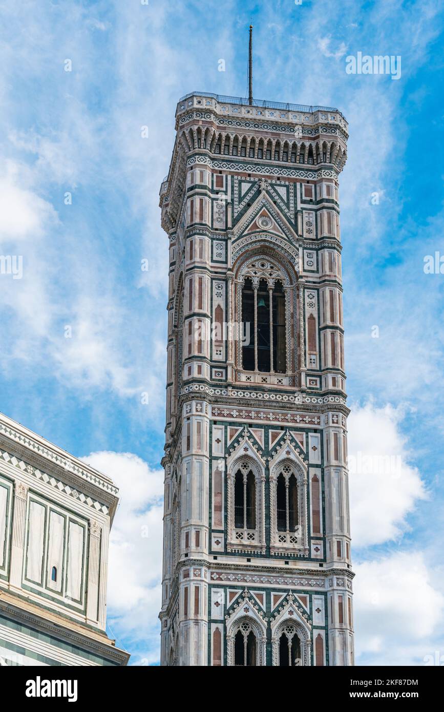 Giotto's Bell Tower, Florence Cathedral, Florence, Italy, Europe Stock ...
