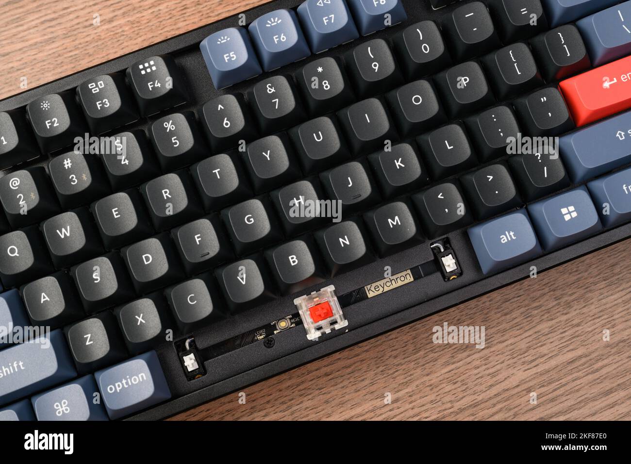 Ho Chi Minh city, Vietnam - June 2023. Keyboard Keychron K8 Pro photos ...