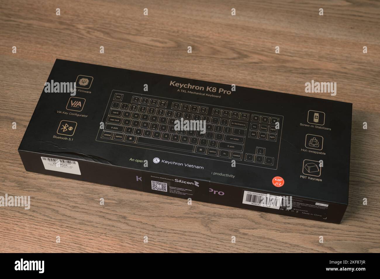 Ho Chi Minh city, Vietnam - June 2023. Keyboard Keychron K8 Pro photos ...