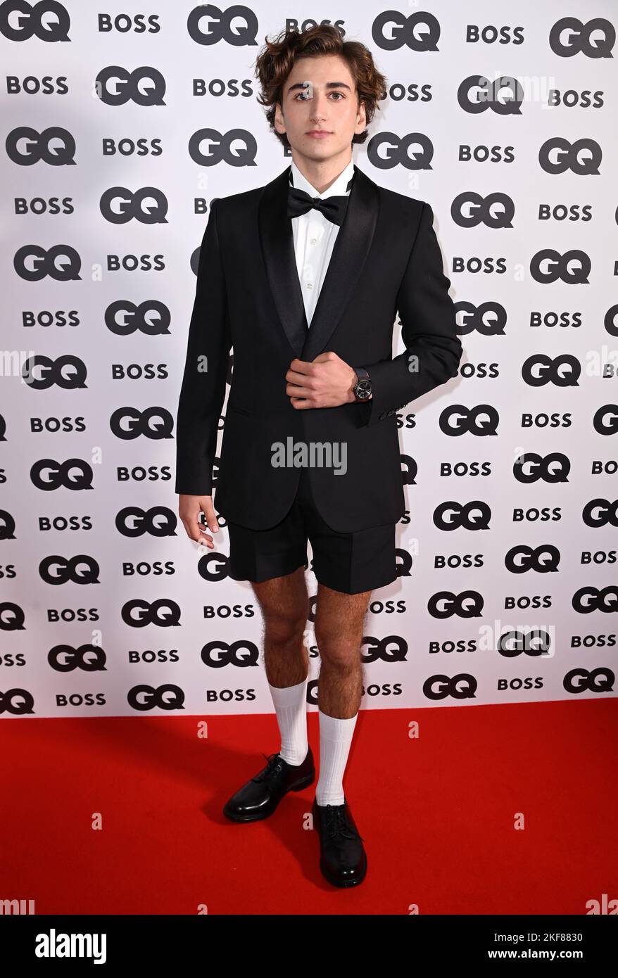November 16th, 2022, London, UK. Sebastian Croft arriving at The GQ Men ...