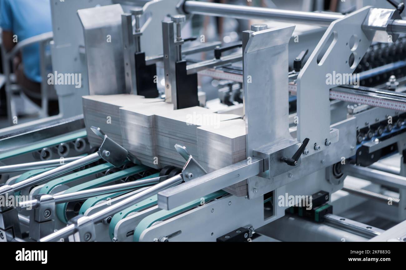 Production of automatic box folder gluer machine for box or carton ...