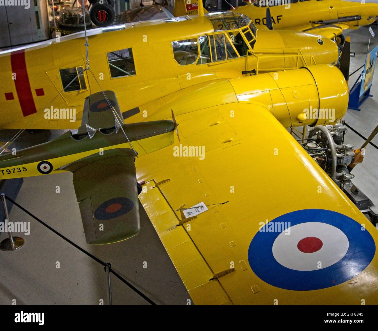 Avro Anson The Hangar Flight Museum Calgary Alberta Stock Photo - Alamy
