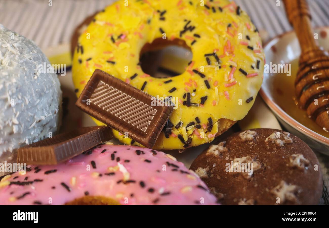 Creamy donuts hi-res stock photography and images - Alamy